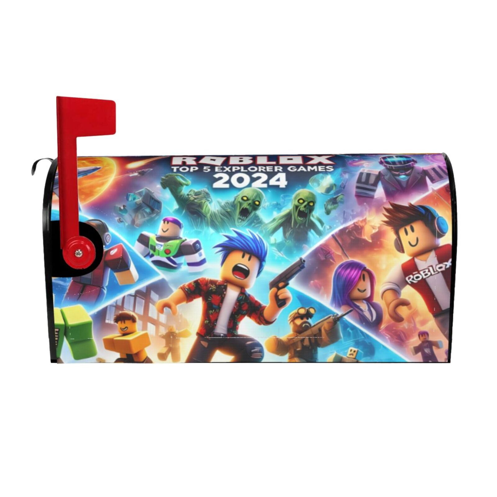 Gokiu Roblox for Mailbox Covers Standard Size 21x18 in Magnetic Letter ...