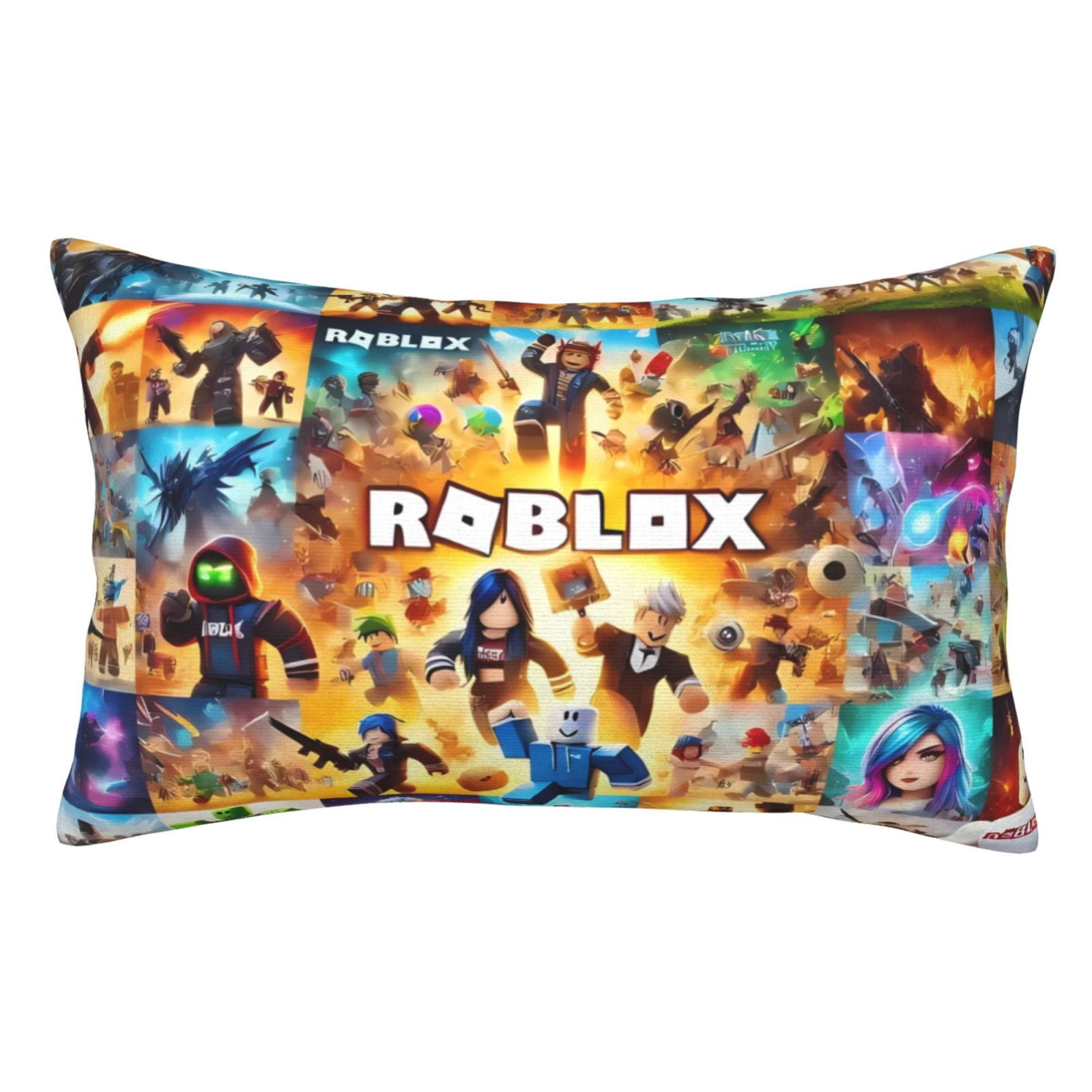 Gokiu Roblox Pillowcase for Hair and Skin, Plush Pillow Cases 20"x30 ...