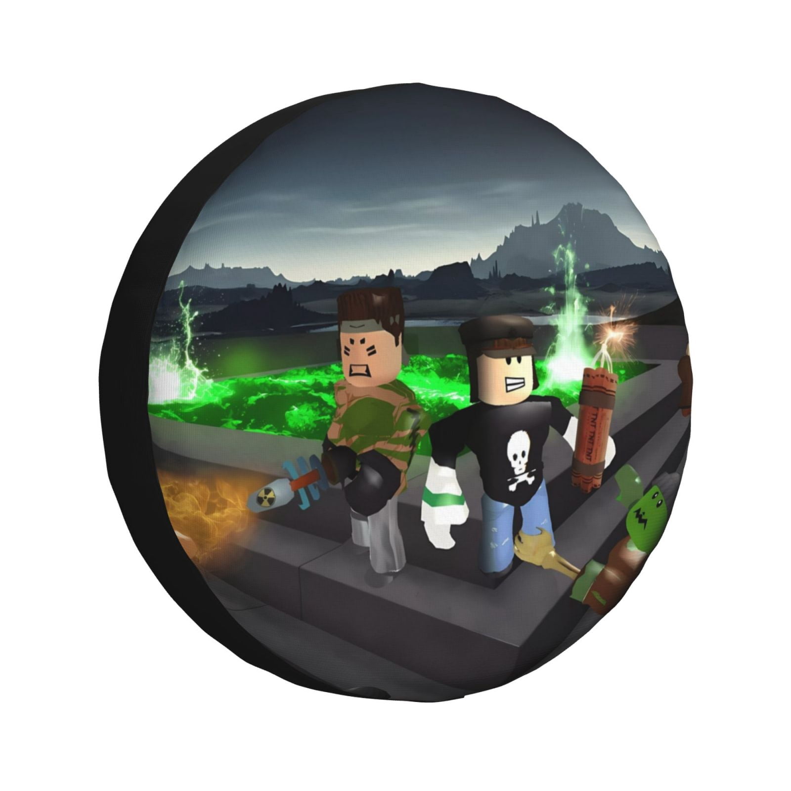 Gokiu Roblox Spare Tire Cover Wheel Protectors Waterproof Sunproof Tire ...