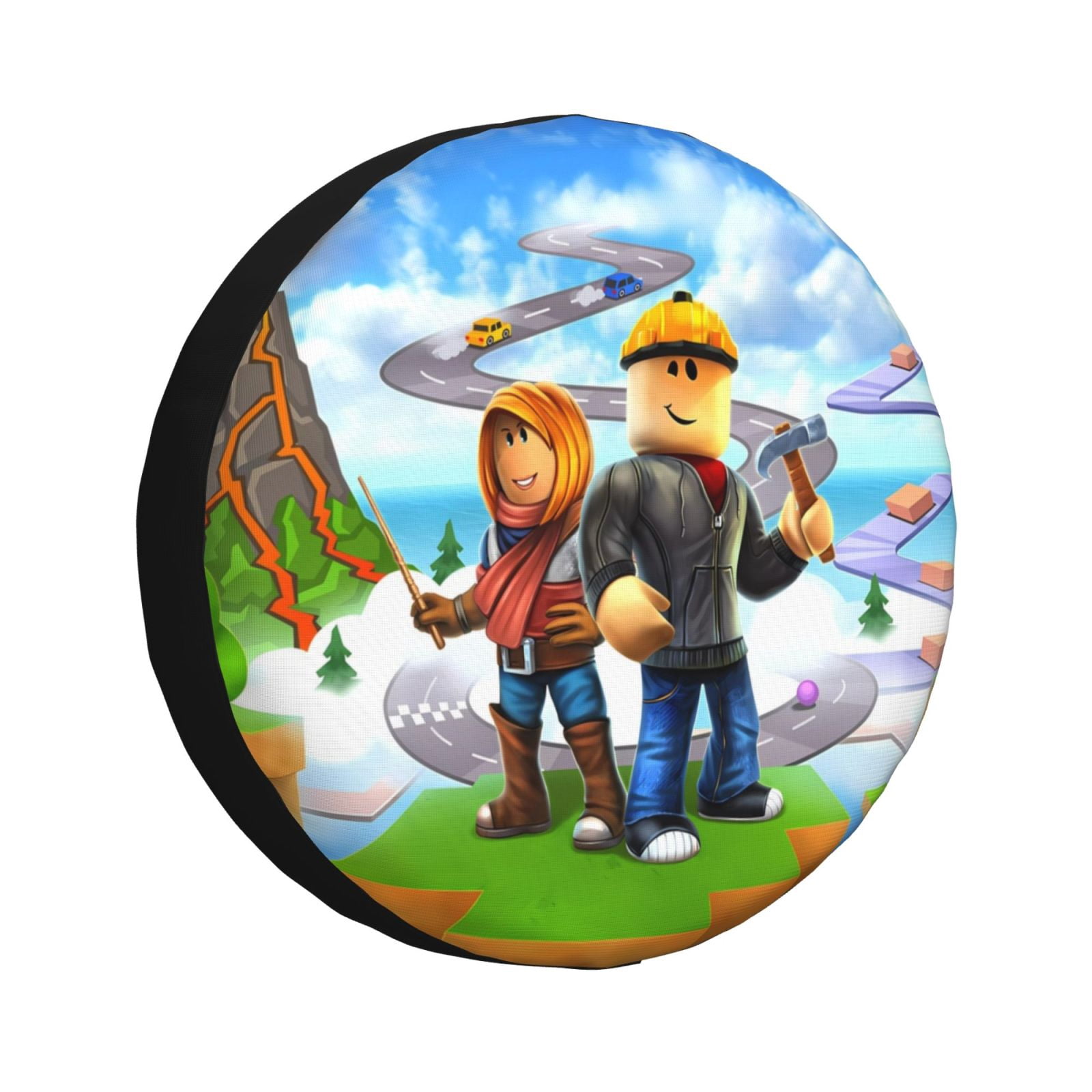 Gokiu Roblox Spare Tire Cover Wheel Protectors Waterproof Sunproof Tire ...