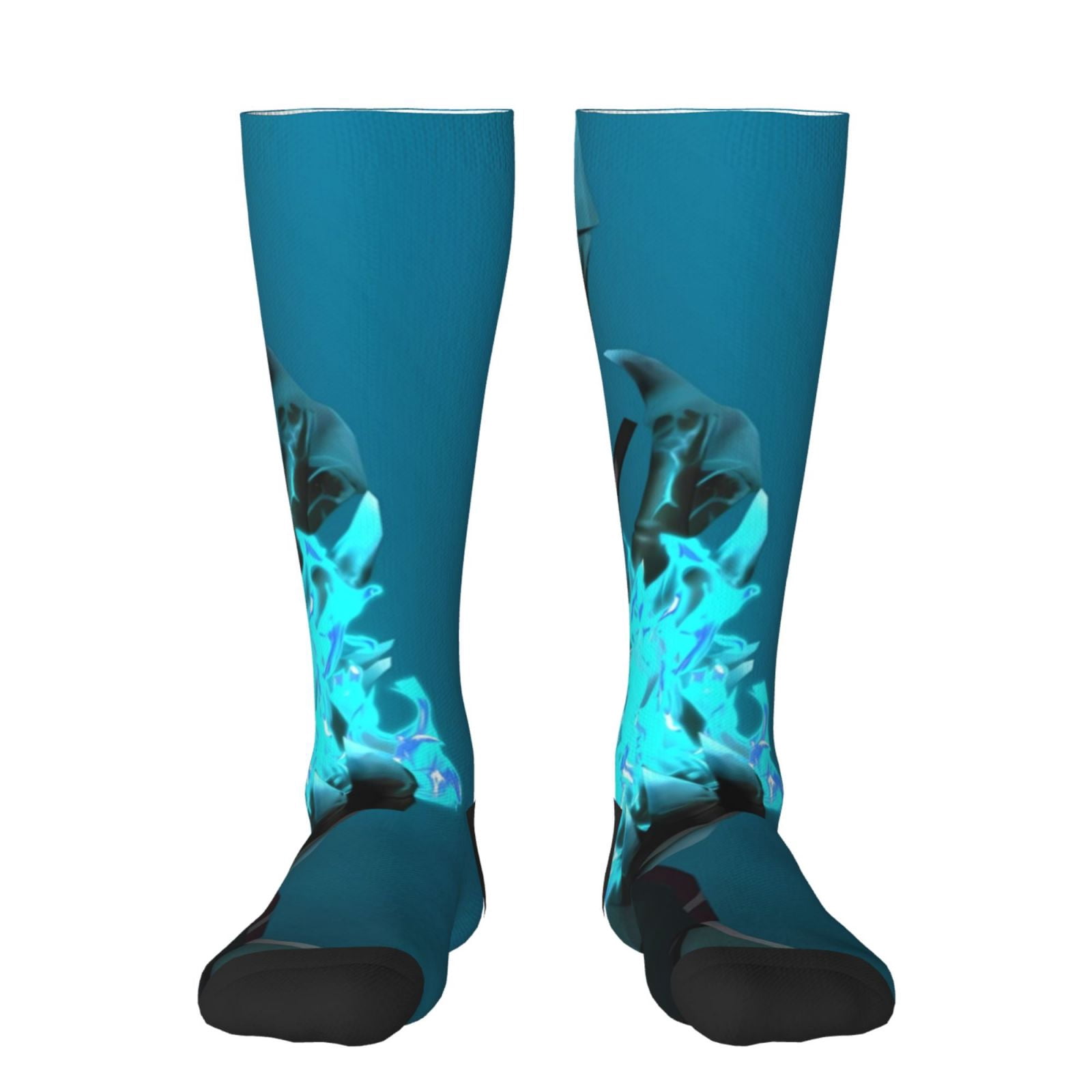 Gokiu Roblox Womens Athletic Knee High Socks Outdoor Sport Socks Casual ...