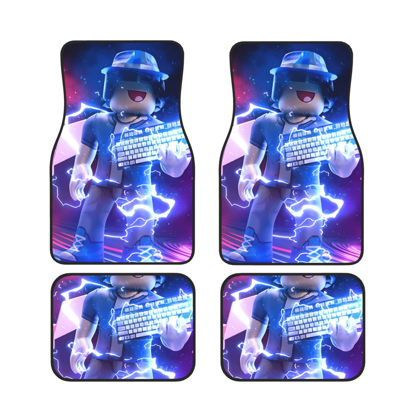 Gokiu Roblox for Car Floor Mats Set of 4 Universal Fit Automotive All ...