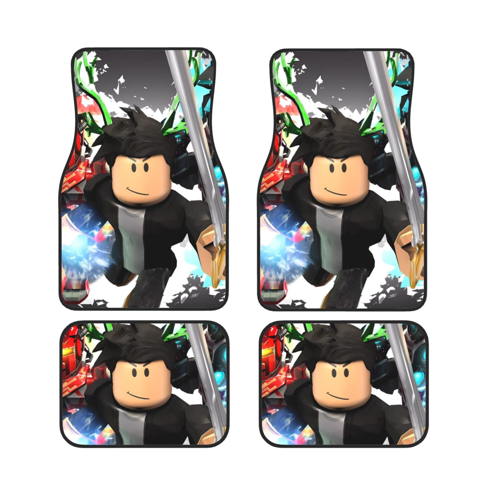 Gokiu Roblox for Car Floor Mats Set of 4 Universal Fit Automotive All ...