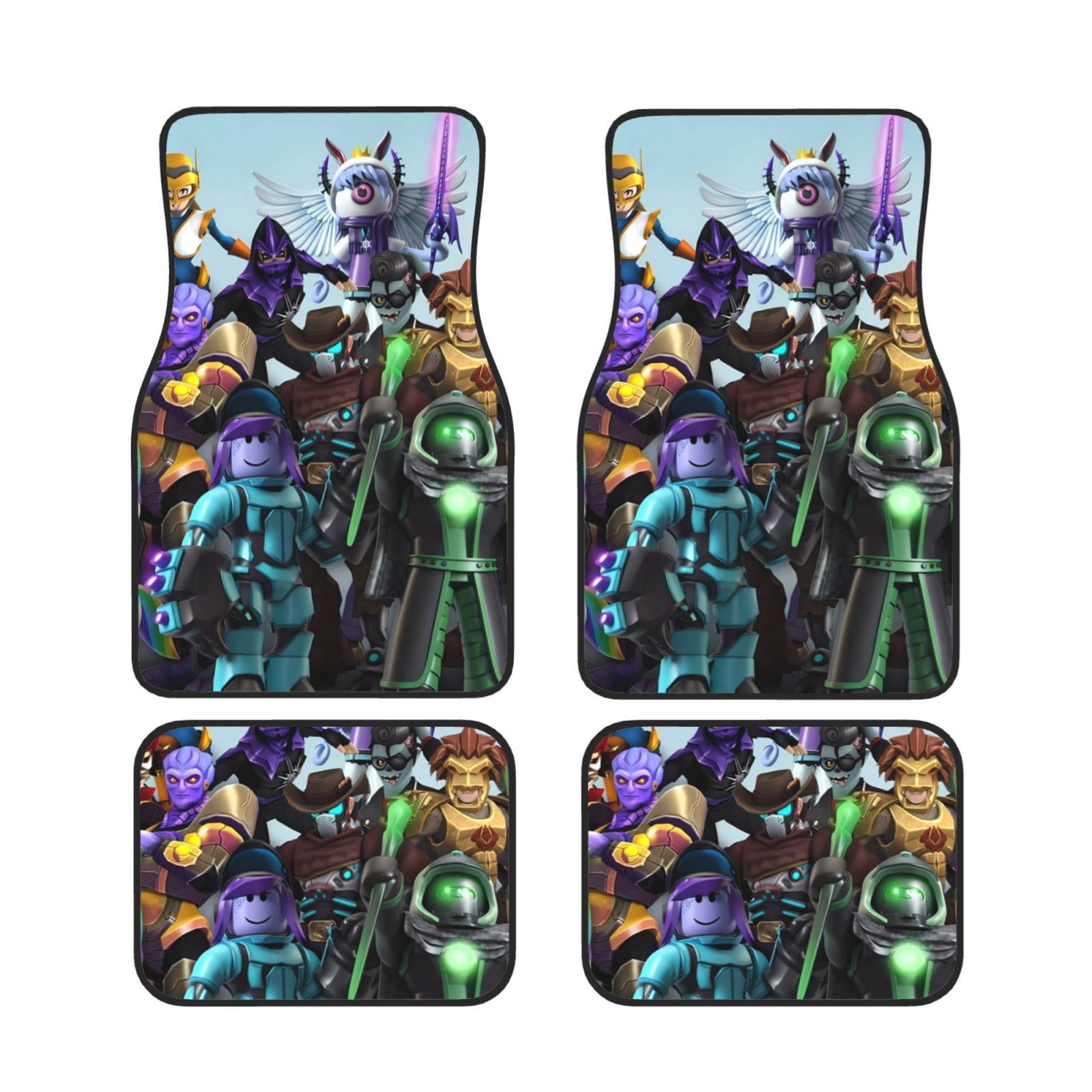 Gokiu Roblox for Car Floor Mats Set of 4 Universal Fit Automotive All ...