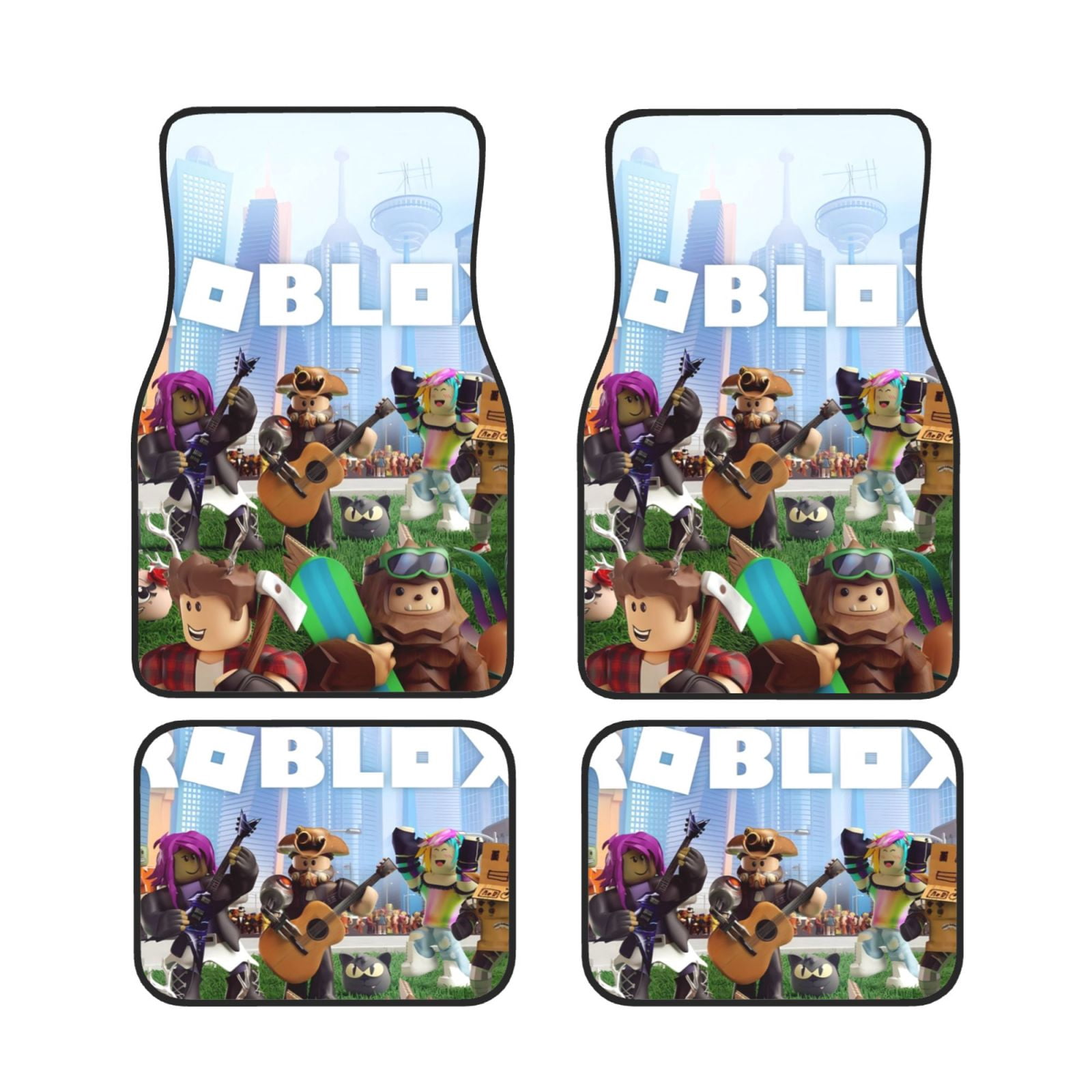 Gokiu Roblox for Car Floor Mats Set of 4 Universal Fit Automotive All ...