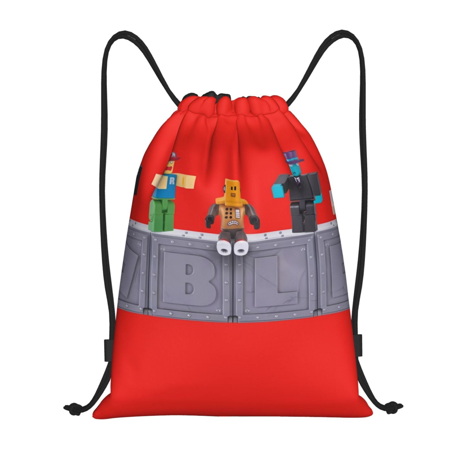 Gokiu Roblox for Drawstring Backpacks Sports Gym Bag for Women Men Draw ...