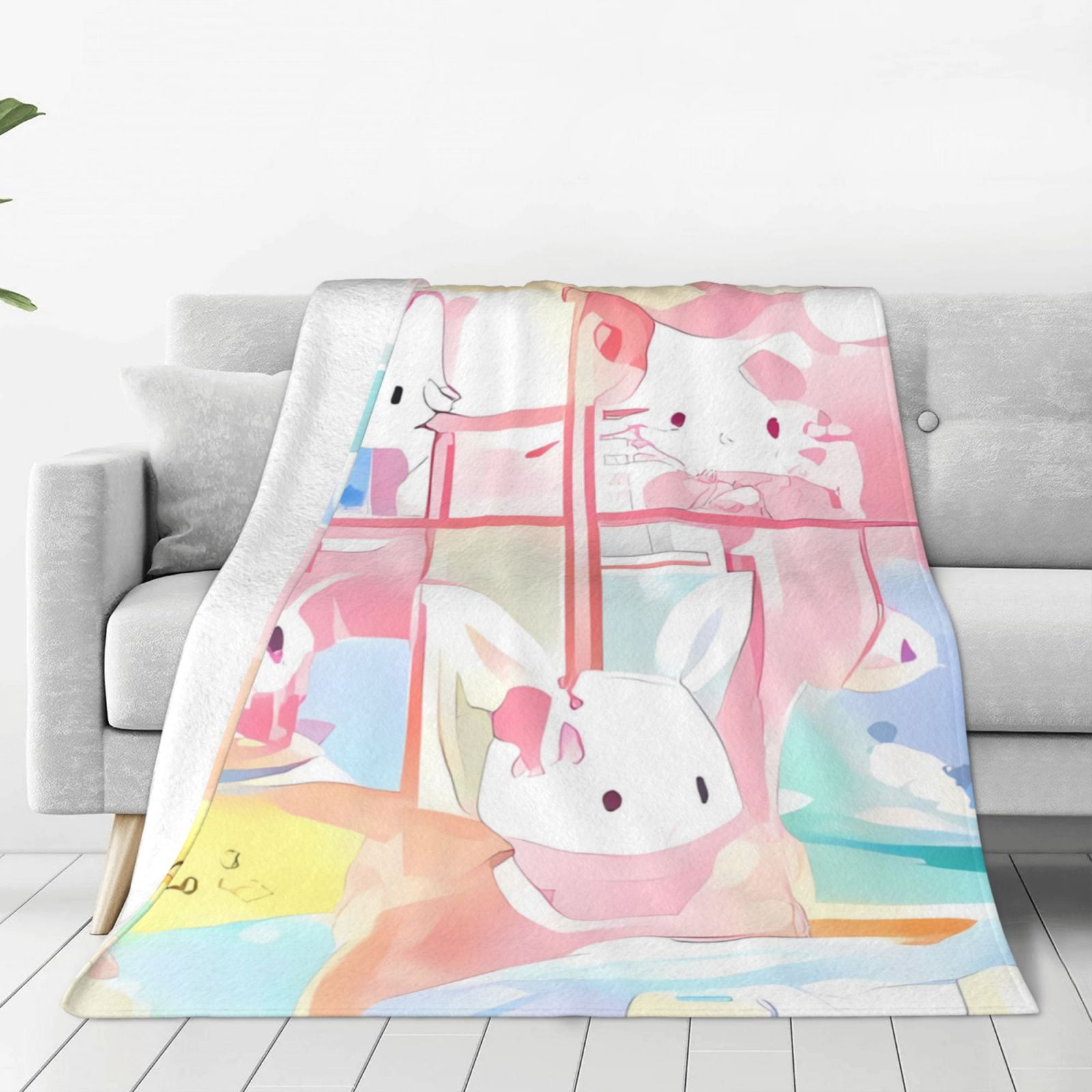 Gokiu Sanrio for Flannel Blanket Super Soft Cozy Throw Blanket 60"x50 ...