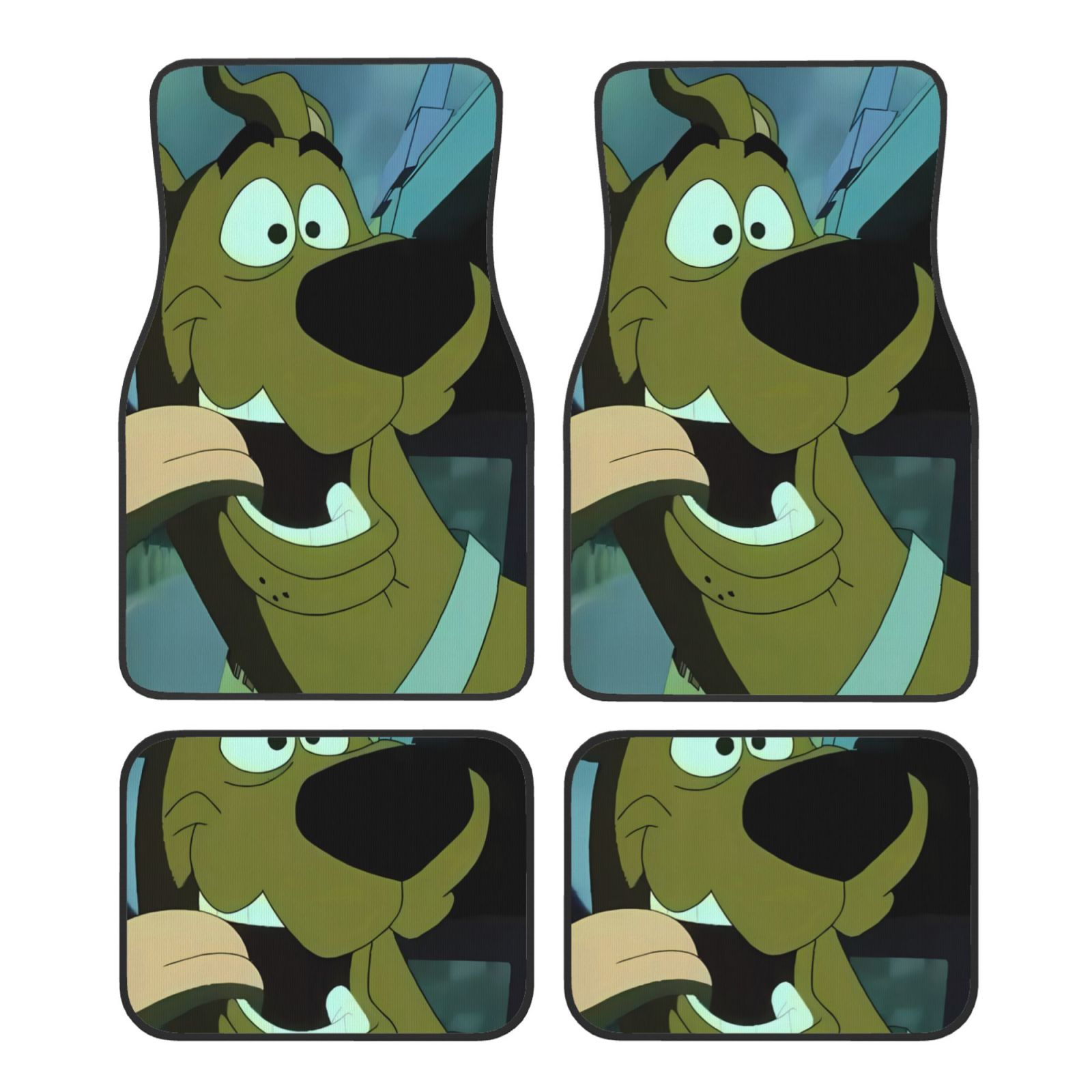 Gokiu Scooby-Doo Car Floor Mats Set of 4 Universal Fit Automotive All ...