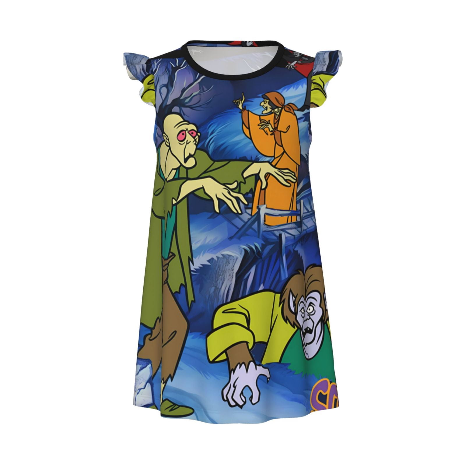 Gokiu Scooby-Doo Girls Nightgowns Princess Nightgown Toddler Sleepwear ...