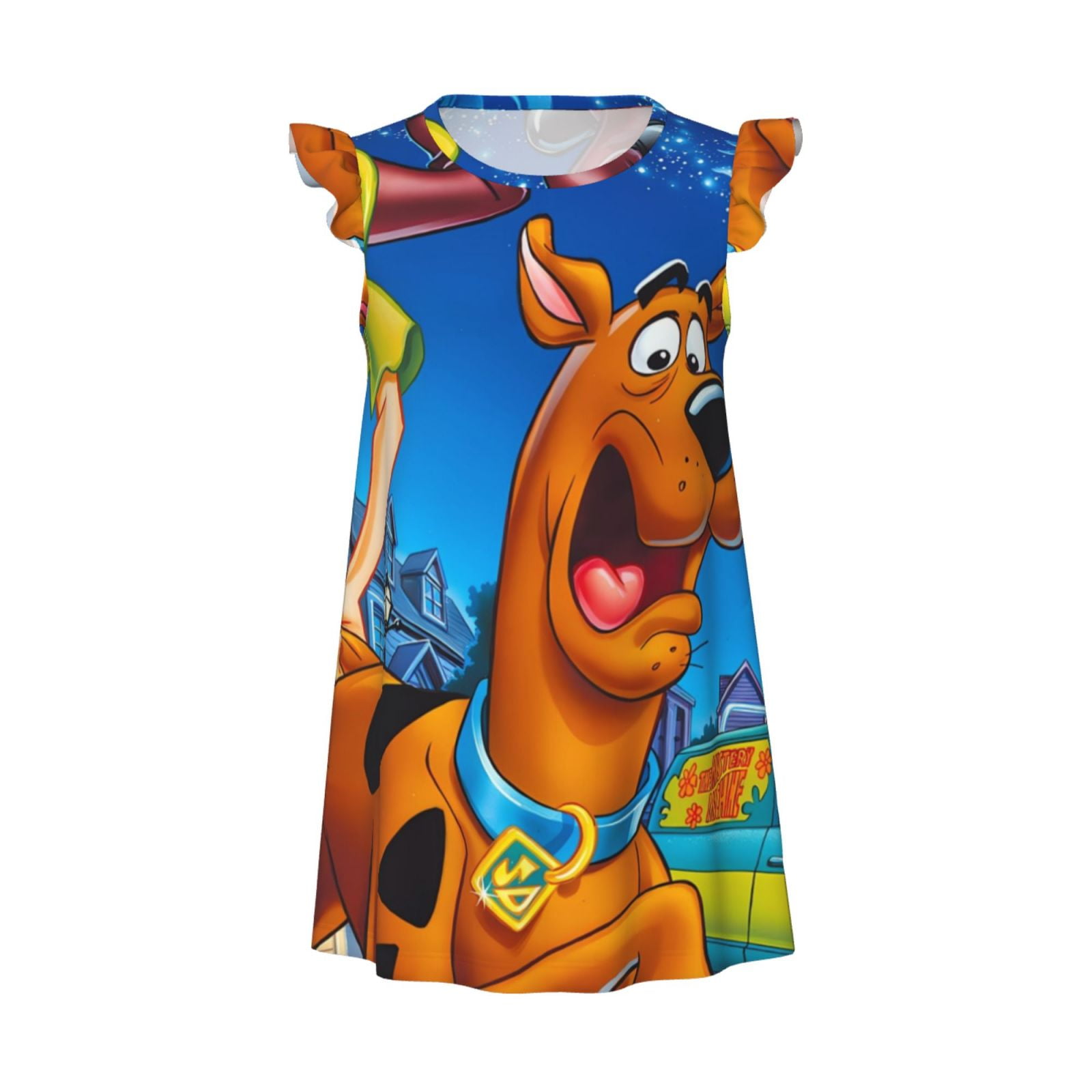 Gokiu Scooby-Doo Girls Nightgowns Princess Nightgown Toddler Sleepwear ...