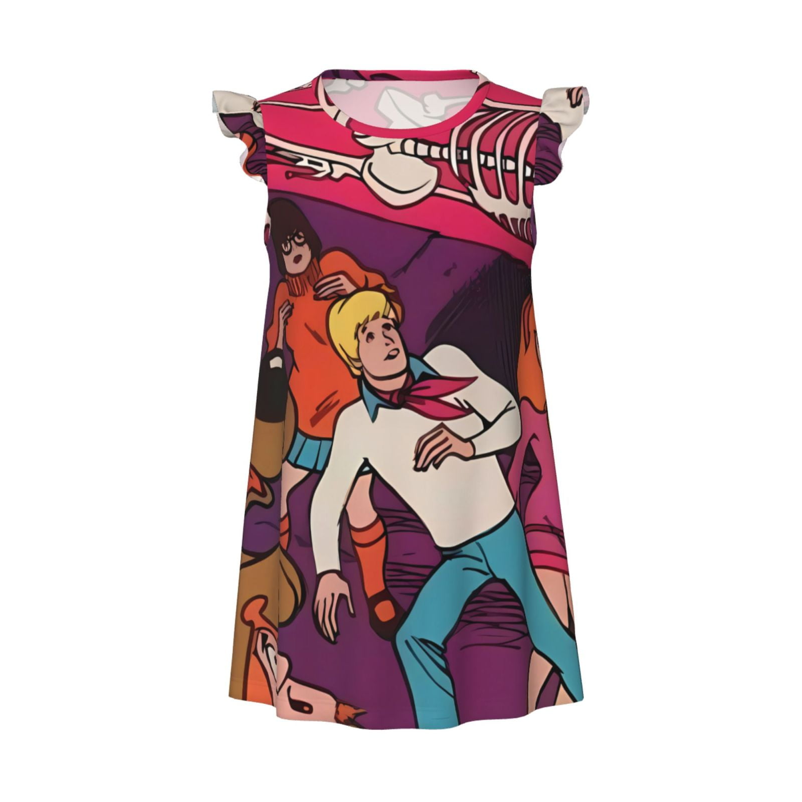 Gokiu Scooby-Doo Girls Nightgowns Princess Nightgown Toddler Sleepwear ...