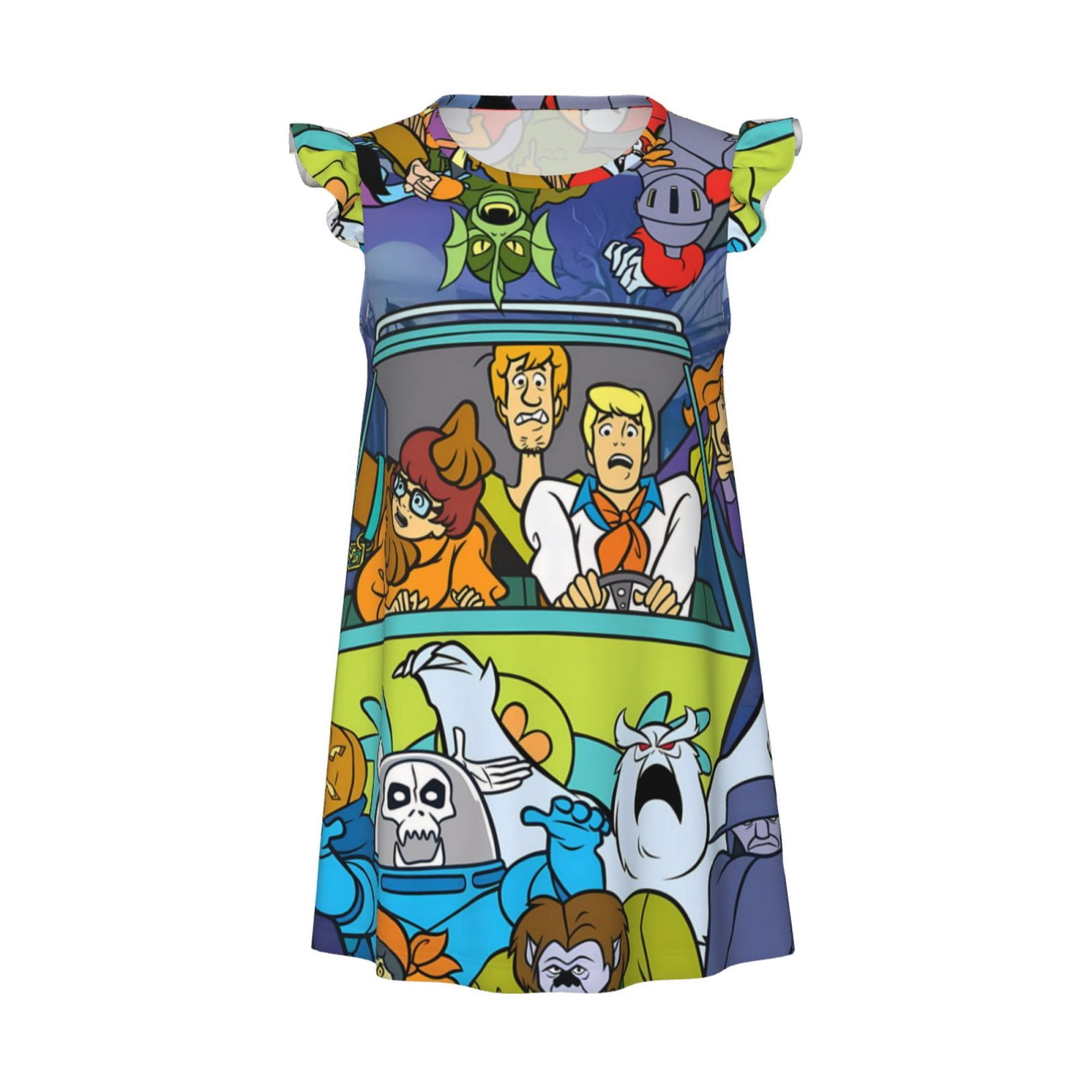 Gokiu Scooby-Doo Girls Nightgowns Princess Nightgown Toddler Sleepwear ...