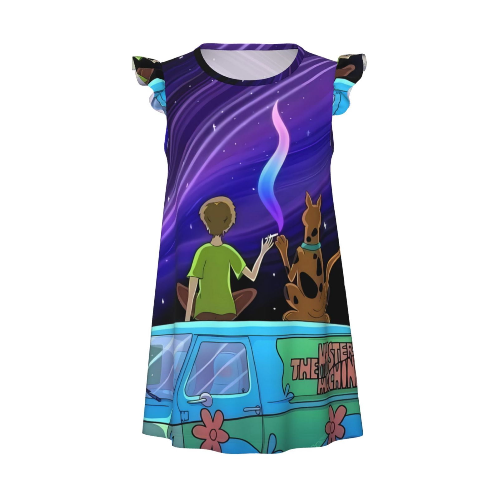 Gokiu Scooby-Doo Girls Nightgowns Princess Nightgown Toddler Sleepwear ...