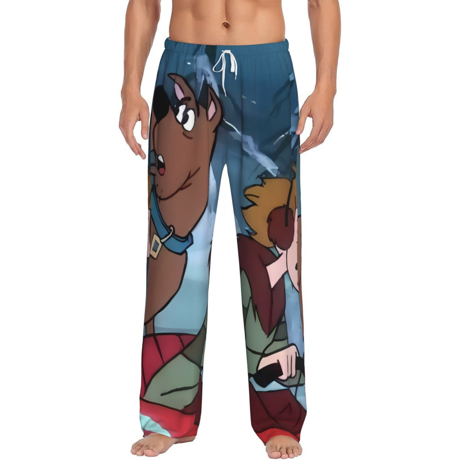 Gokiu Scooby-Doo Mens Pajama Lounge Pants Drawstring Pj Casual Pajama ...