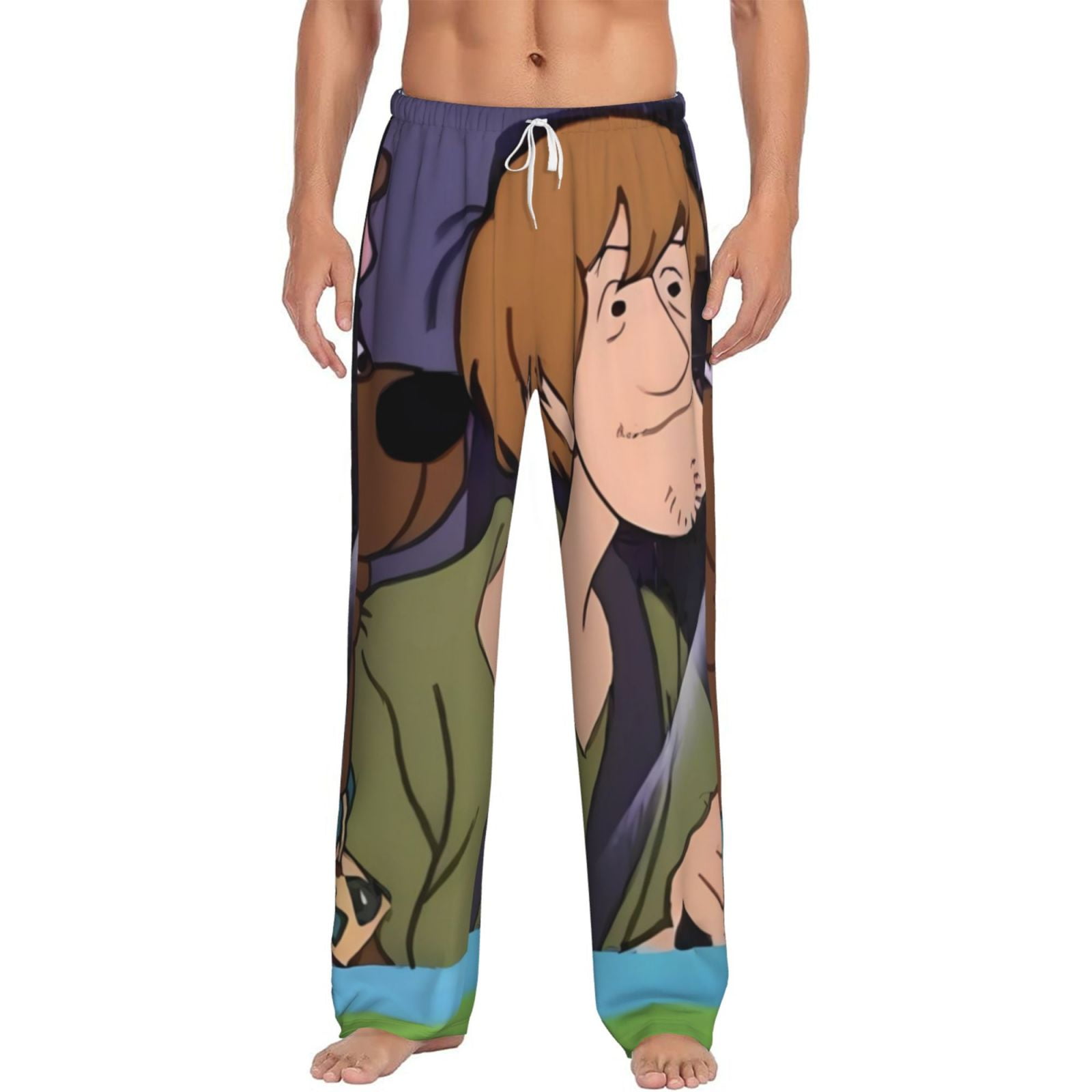 Gokiu Scooby-Doo Mens Pajama Lounge Pants Drawstring Pj Casual Pajama ...