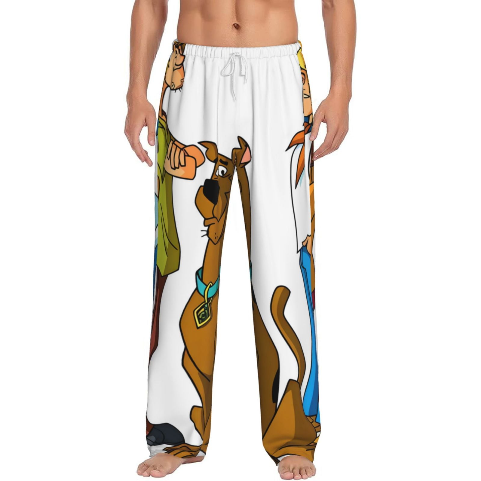 Gokiu Scooby-Doo Mens Pajama Lounge Pants Drawstring Pj Casual Pajama ...