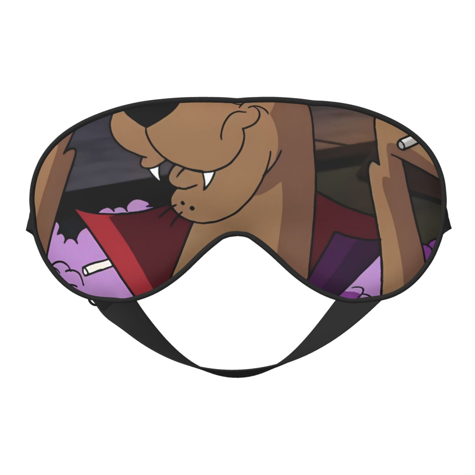 Gokiu Scooby-Doo for Sleep Mask Adjustable Double -Sided Eye Mask Soft ...