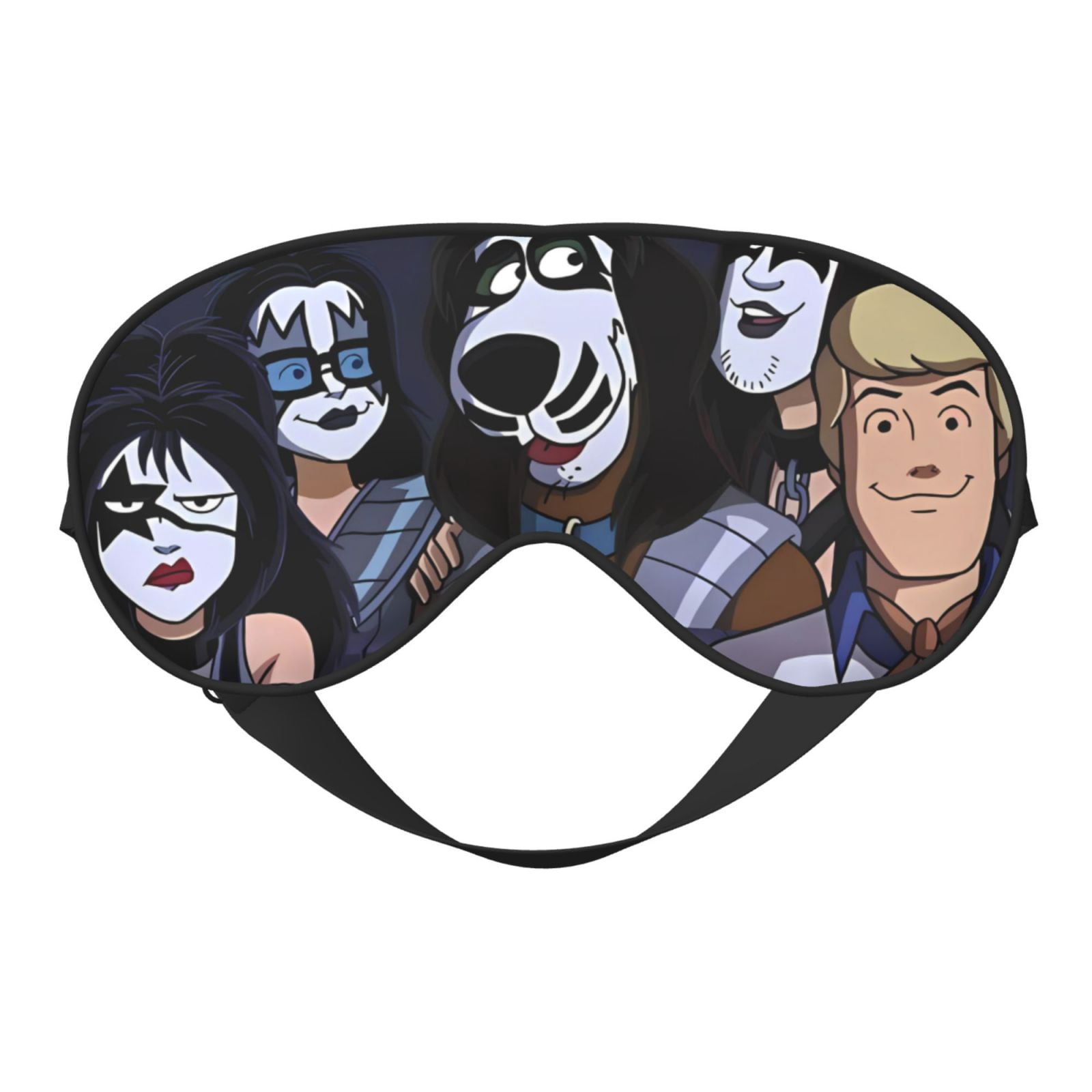 Gokiu Scooby-Doo for Sleep Mask Adjustable Double -Sided Eye Mask Soft ...