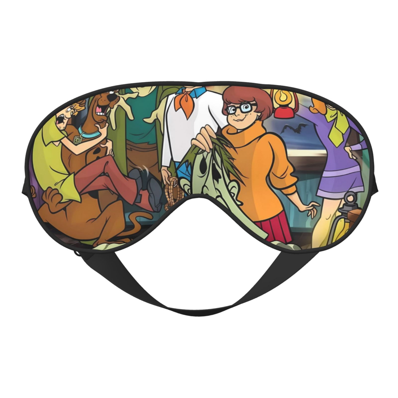 Gokiu Scooby-Doo for Sleep Mask Adjustable Double -Sided Eye Mask Soft ...
