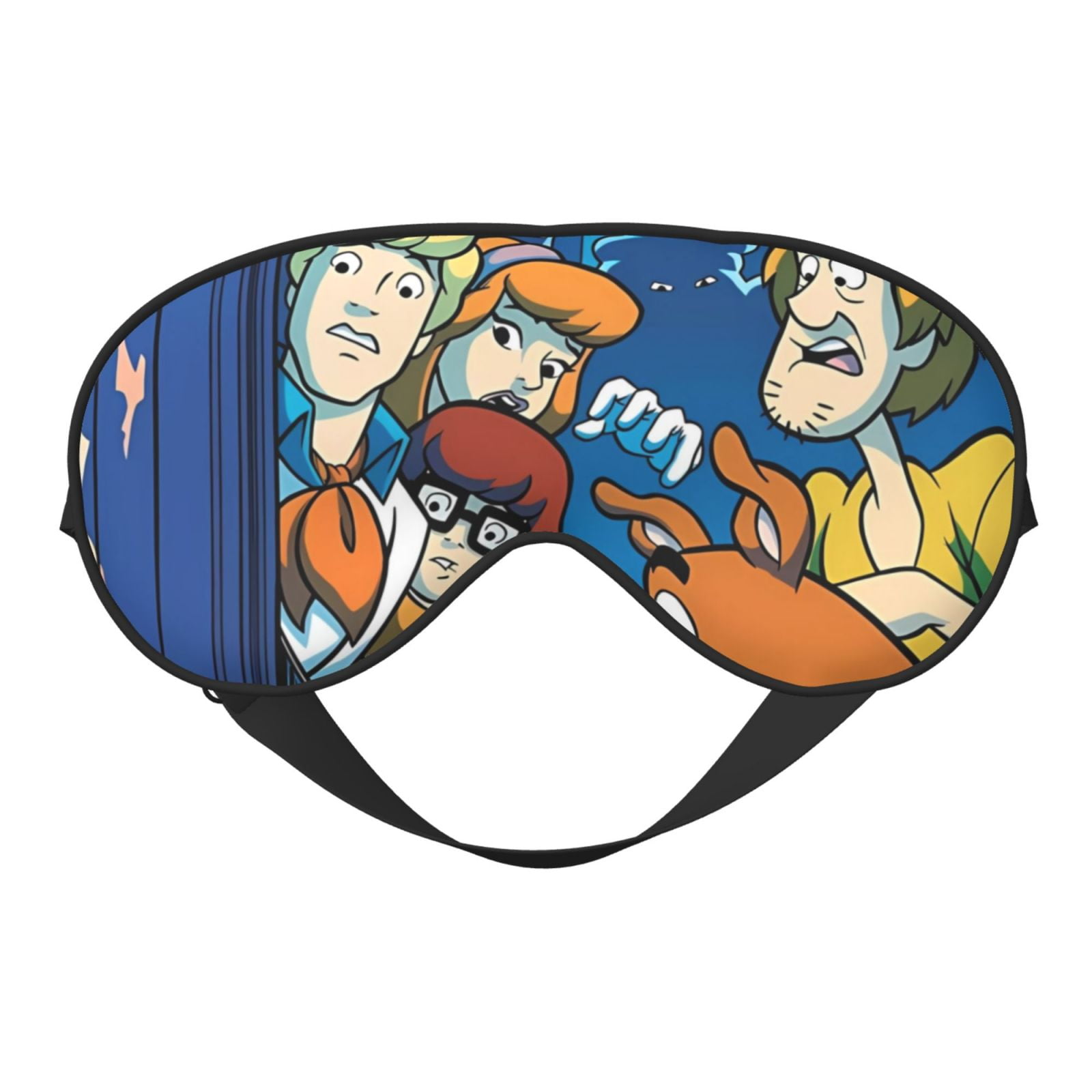 Gokiu Scooby-Doo for Sleep Mask Adjustable Double -Sided Eye Mask Soft ...