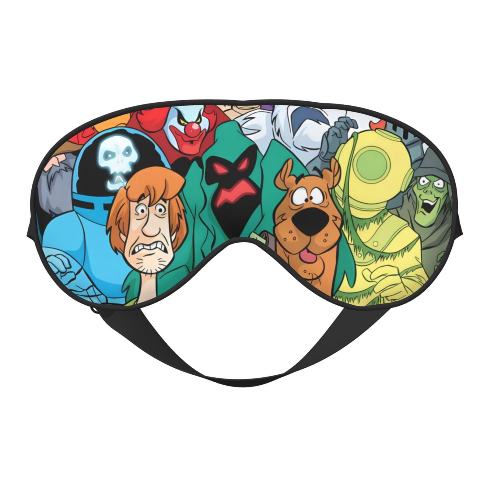 Gokiu Scooby-Doo for Sleep Mask Adjustable Double -Sided Eye Mask Soft ...