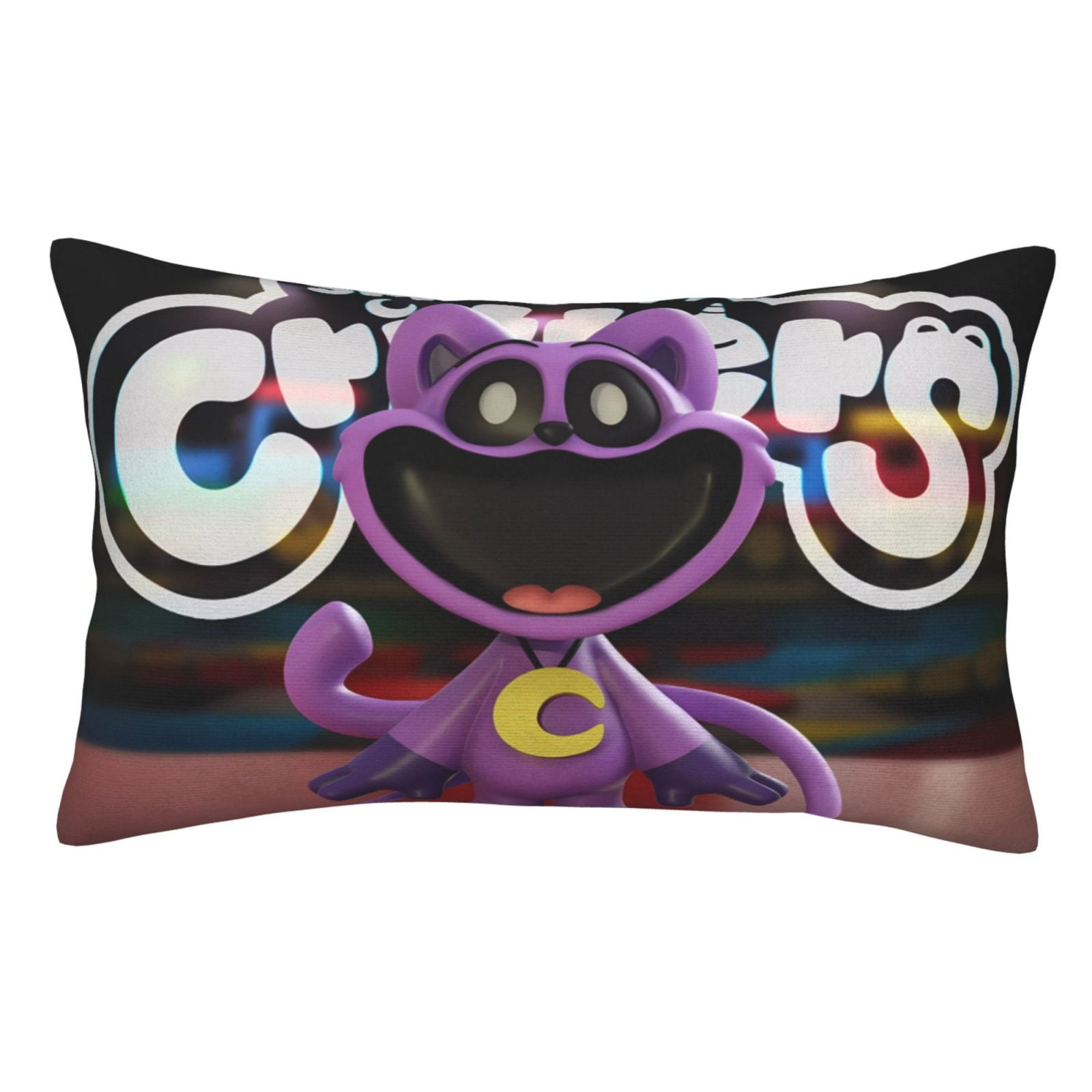 Gokiu Smiling Critters Pillowcase for Hair and Skin, Plush Pillow Cases ...