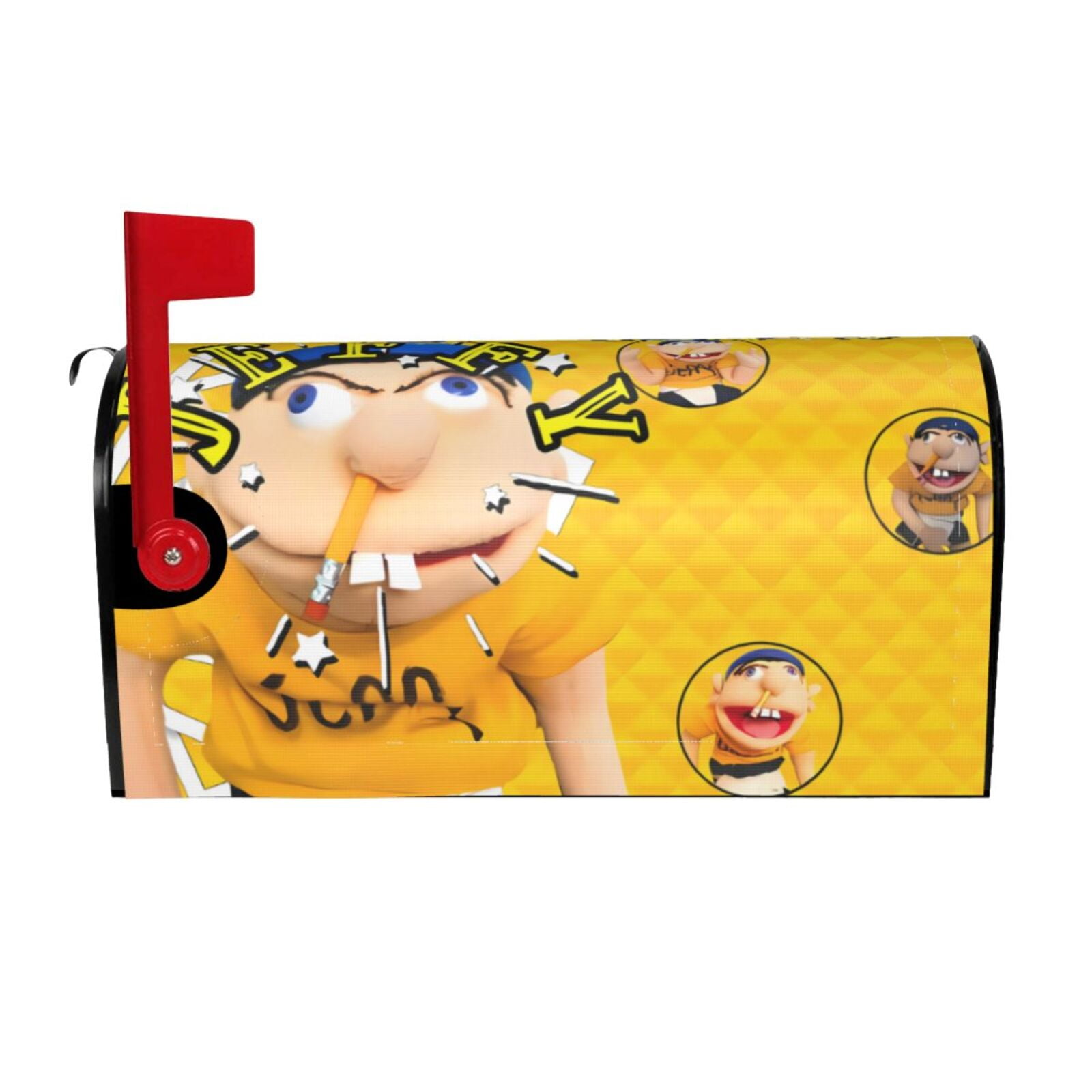 Gokiu Sml Jeffy for Mailbox Covers Standard Size 21x18 in Magnetic ...