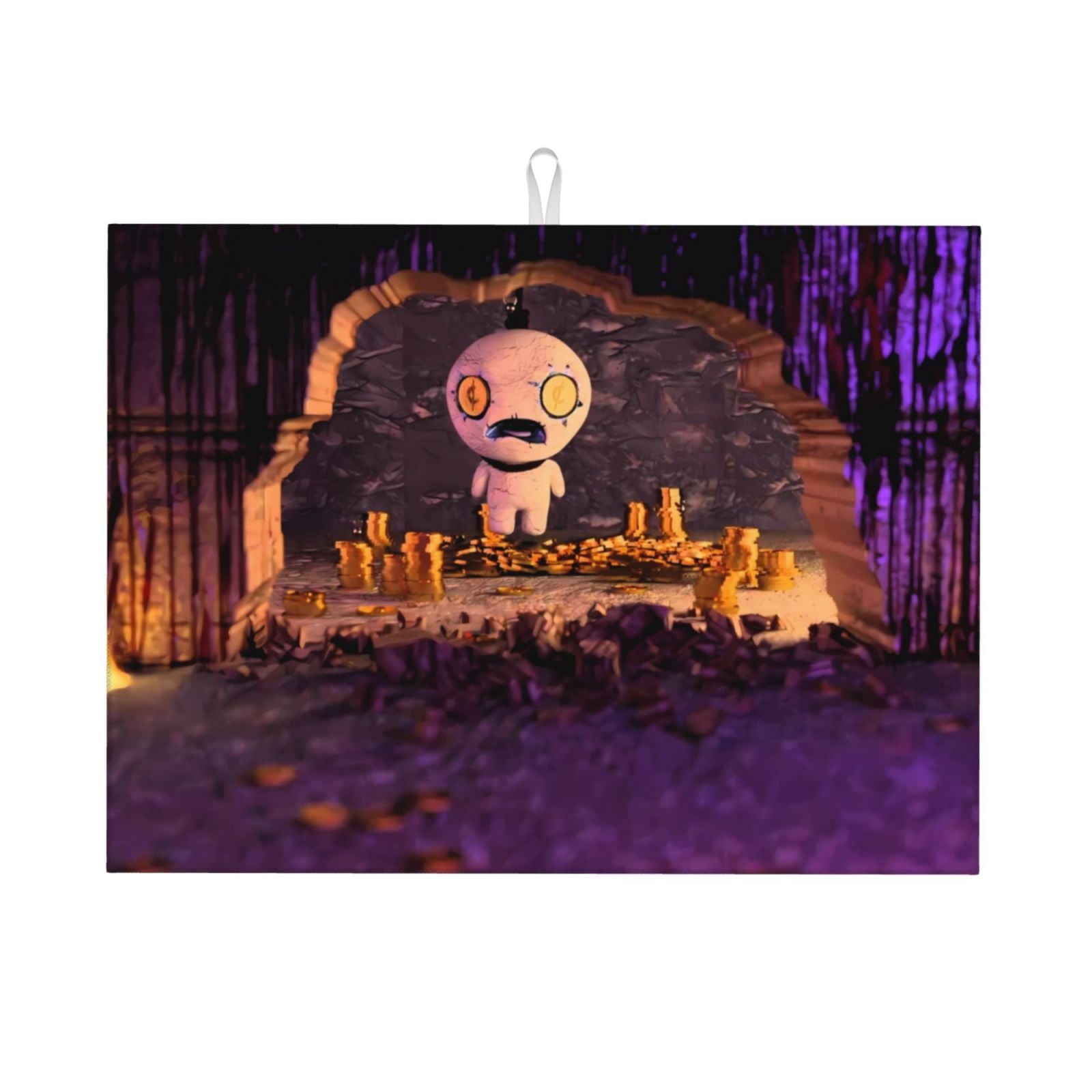 Gokiu The Binding of Isaac for Microfiber Dish Drying Mat Large 18" x ...