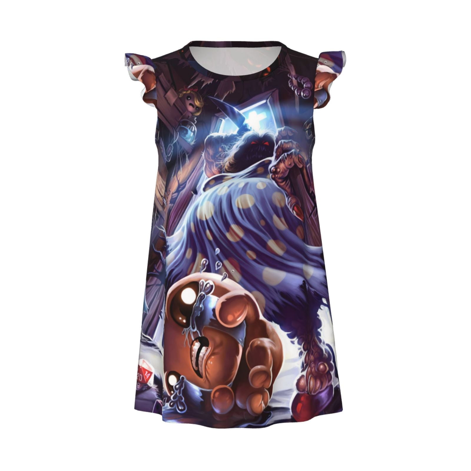 Gokiu The Binding of Isaac Girls Nightgowns Princess Nightgown Toddler ...