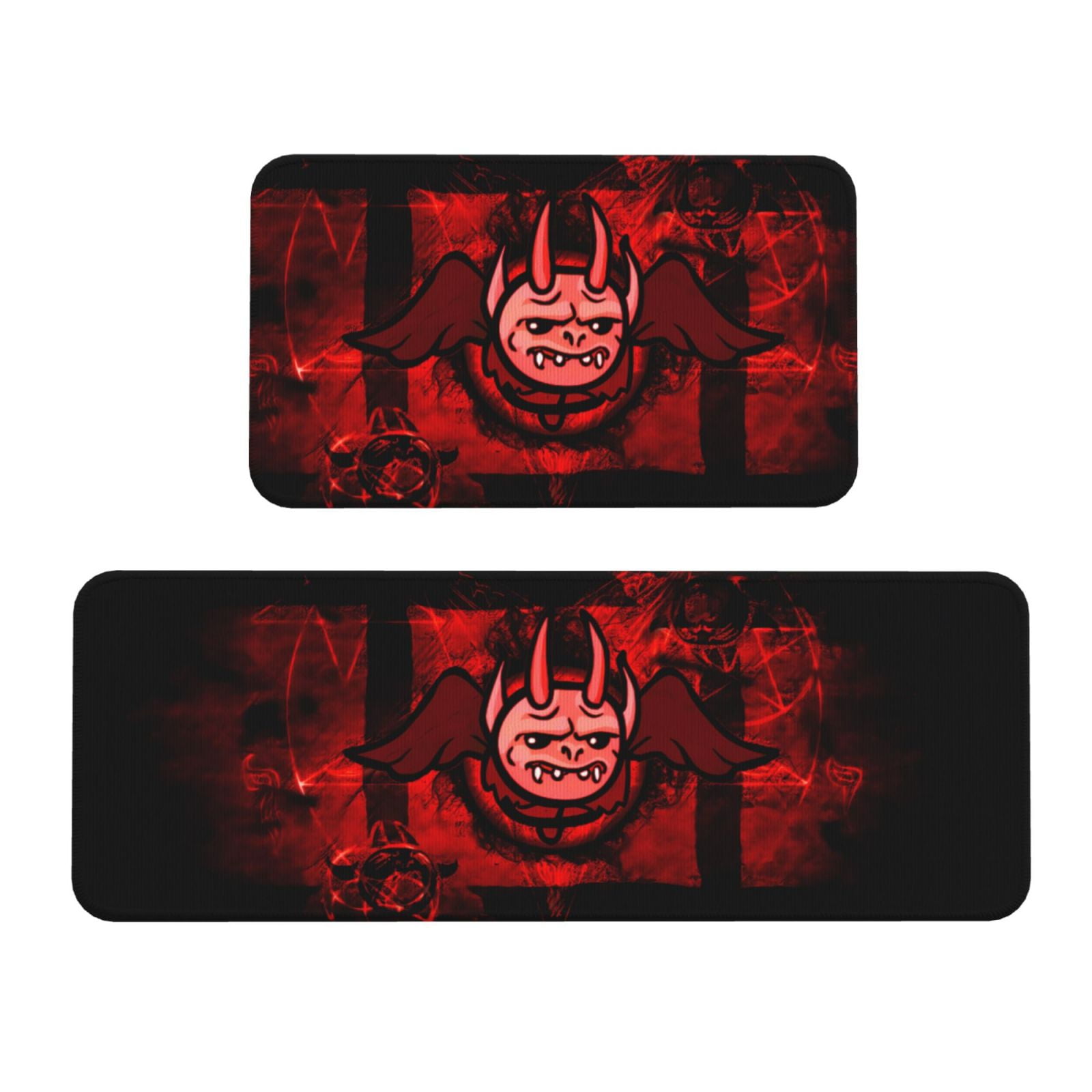 Gokiu The Binding of Isaac Kitchen Mat 2PCS Kitchen Rugs, Cushioned ...