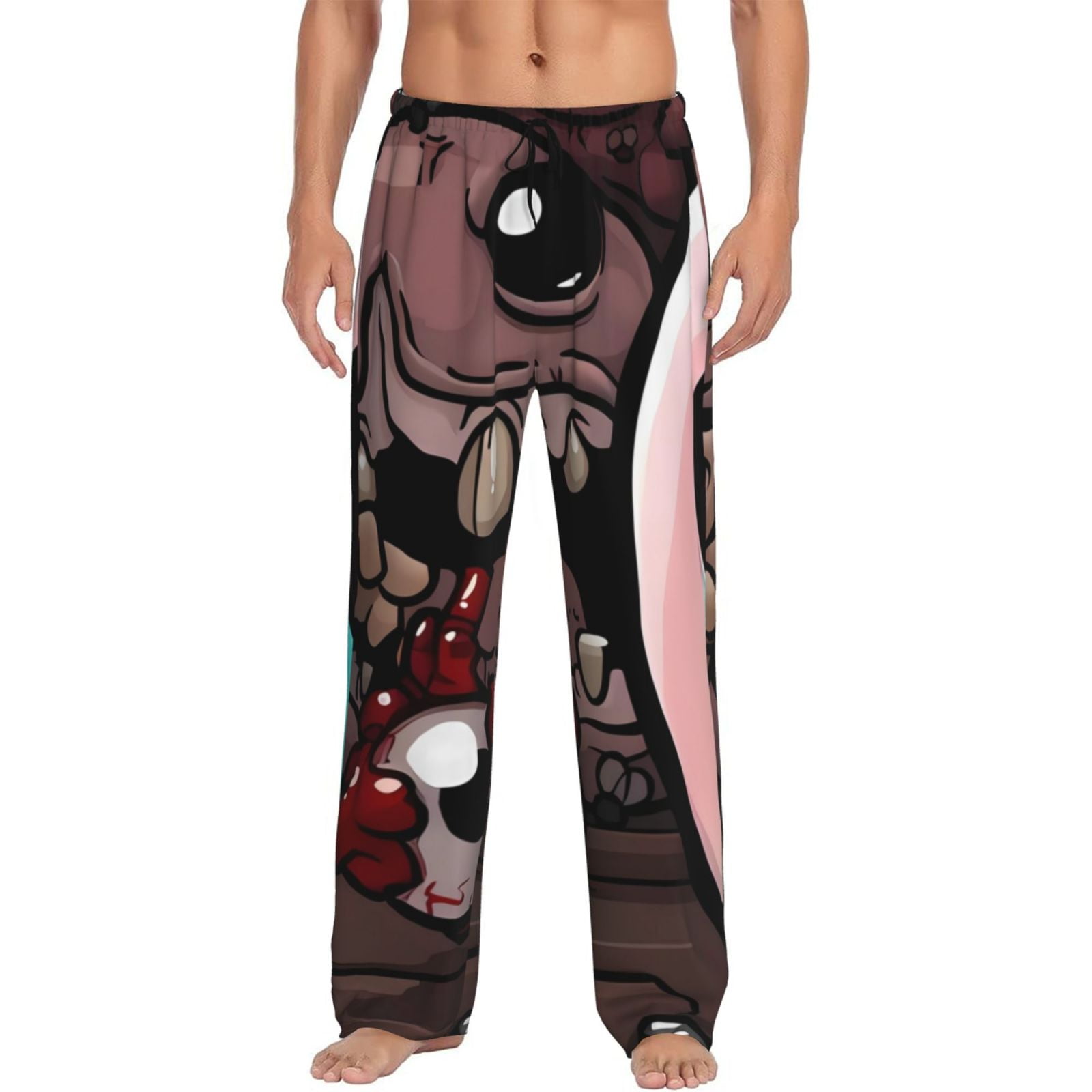 Gokiu The Binding of Isaac Mens Pajama Lounge Pants Drawstring Pj ...