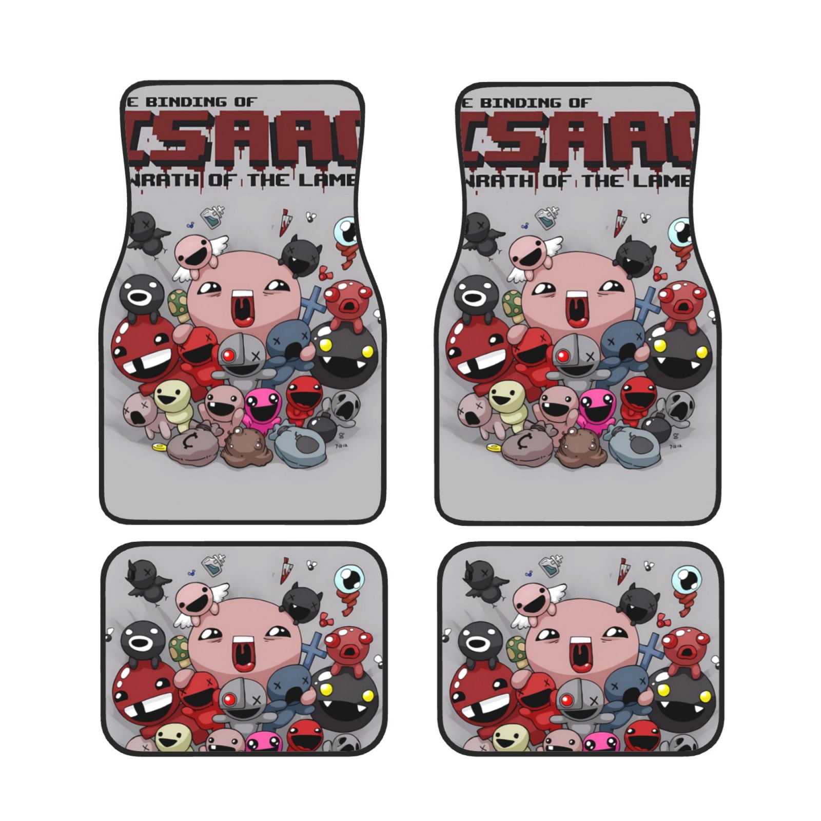 Gokiu The Binding of Isaac for Car Floor Mats Set of 4 Universal Fit ...