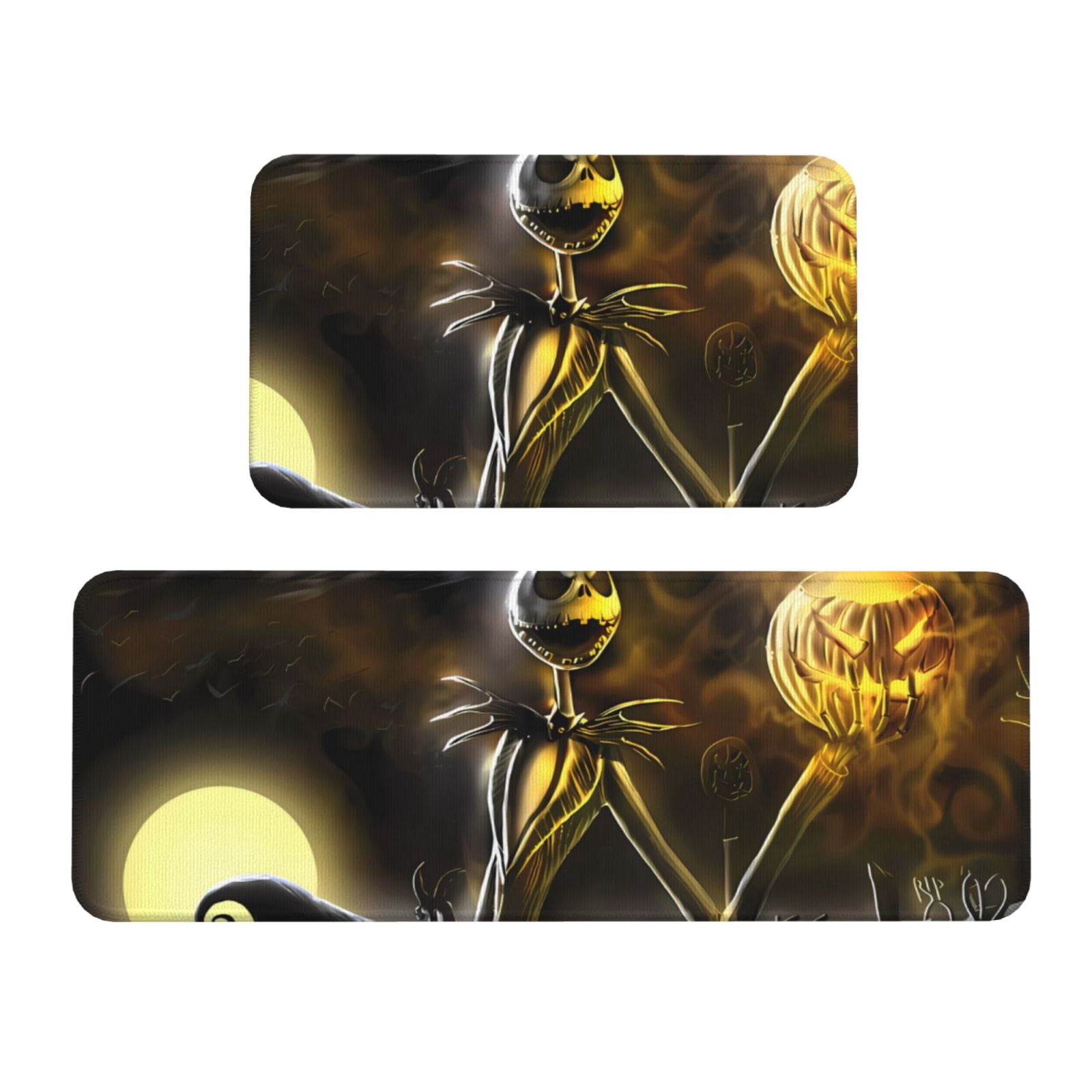 Gokiu The Nightmare Before Christmas Kitchen Mat 2PCS Kitchen Rugs ...