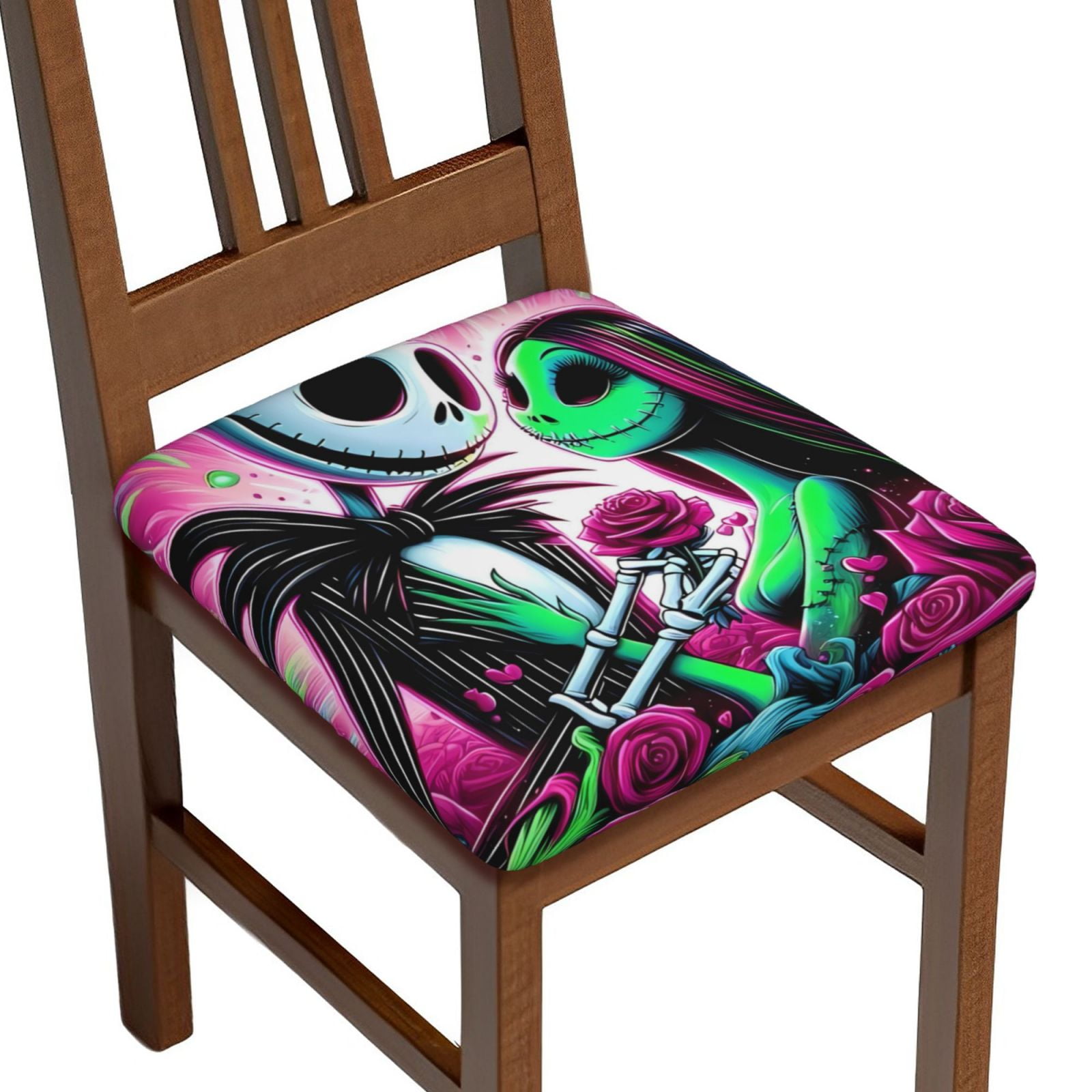 Gokiu The Nightmare Before Christmas Seat Covers for Dining Room Chair ...