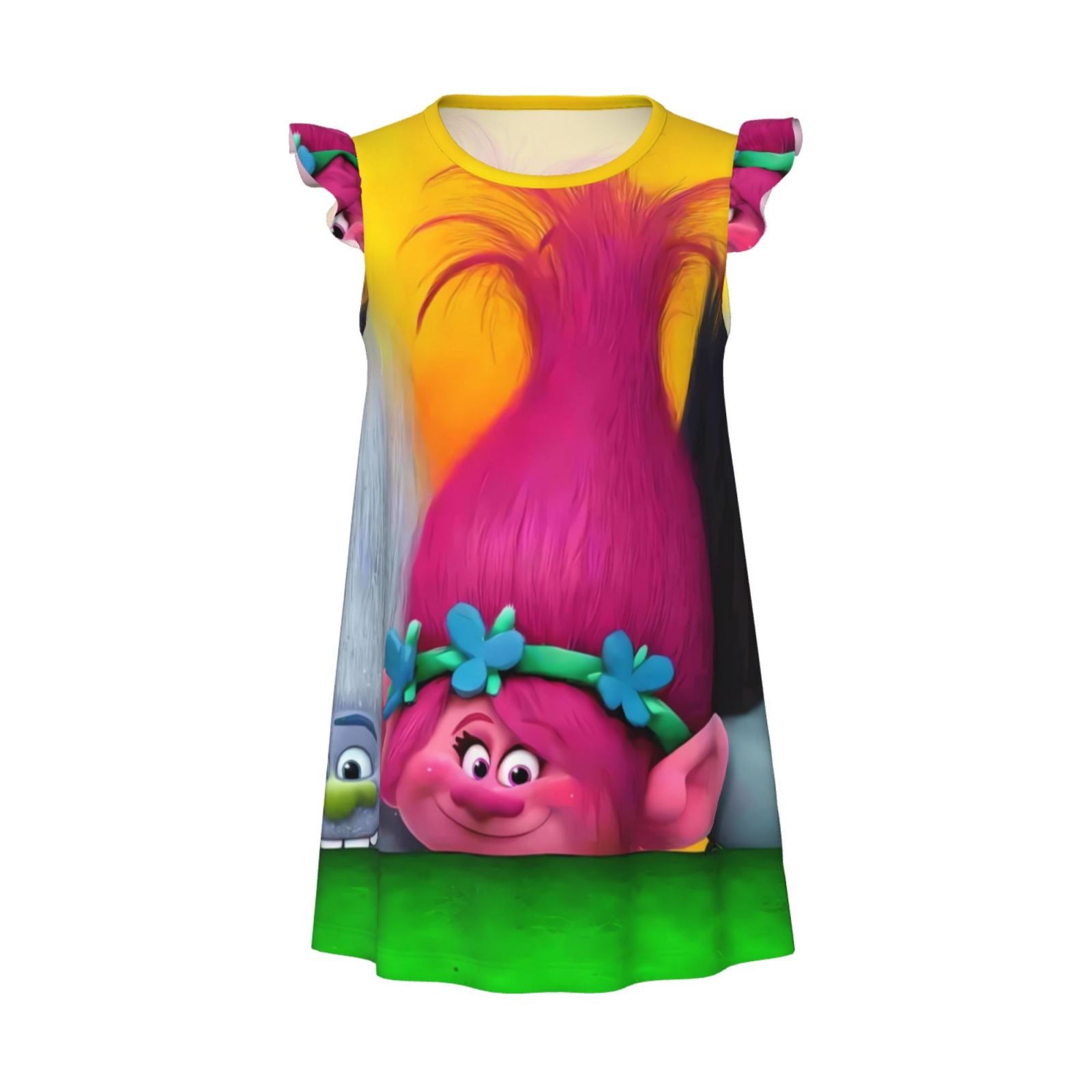 Gokiu Trolls Band Together Girls Nightgowns Princess Nightgown Toddler ...
