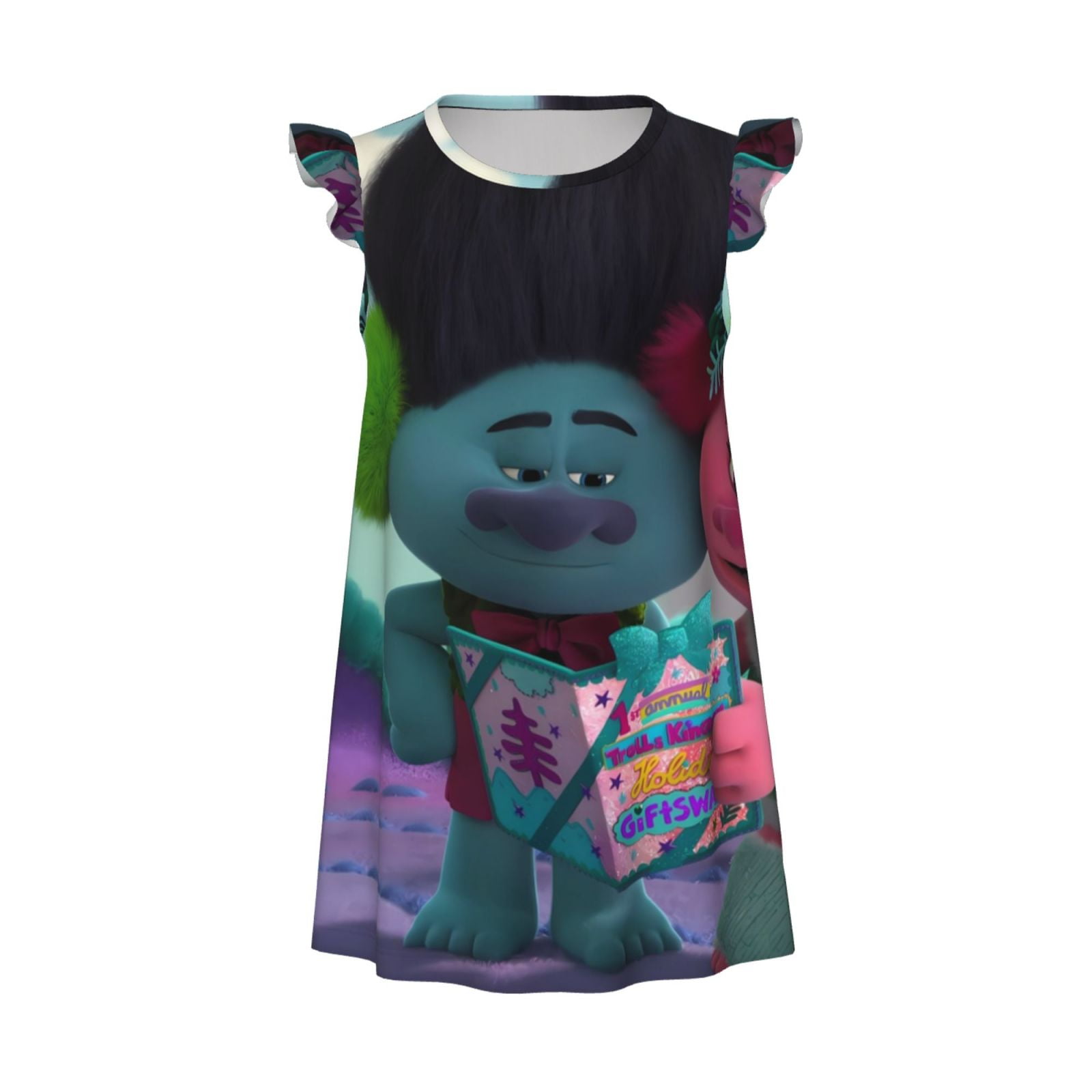 Gokiu Trolls Band Together Girls Nightgowns Princess Nightgown Toddler ...