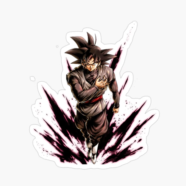 Goku Black Sticker For Car, Truck Sticker Phone Decal Water Bottle ...