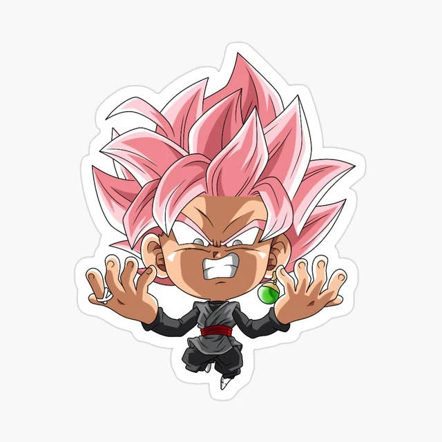 Goku Black Sticker For Car, Truck Sticker Phone Decal Water Bottle ...