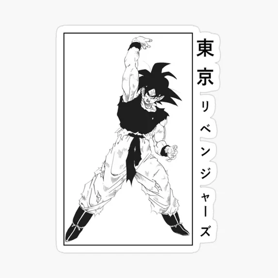 Goku Dragon Ball Sticker For Car, Truck Sticker Phone Decal Water ...