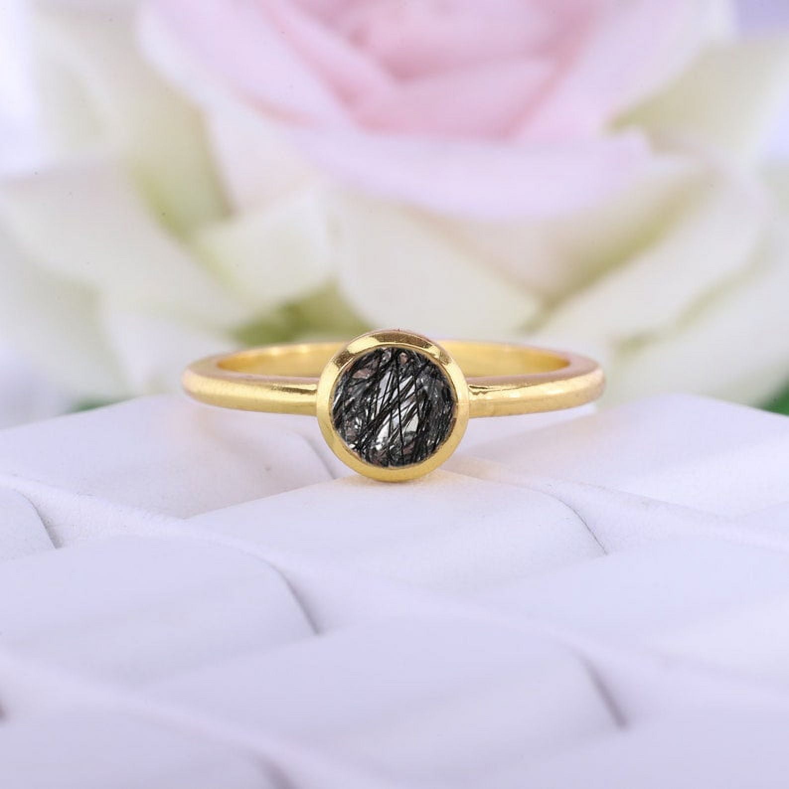 Goku Garnet Vegeta Ring Dragon Ball Ring Unique Ring Solid Yellow Gold ...