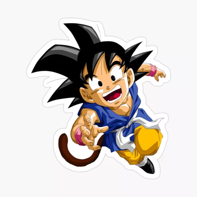 Goku Kid Gt Sticker For Car, Truck Sticker Phone Decal Water Bottle ...