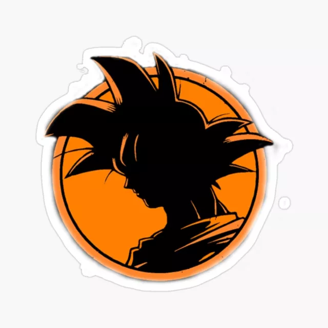 Goku Logo Sticker For Car, Truck Sticker Phone Decal Water Bottle ...