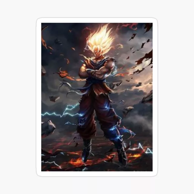 Goku Sticker For Car, Truck Sticker Phone Decal Water Bottle Stickers ...