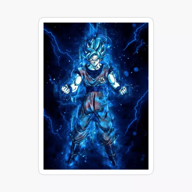 Goku ( Super Saiyan Blue ) Sticker For Car, Truck Sticker Phone Decal ...