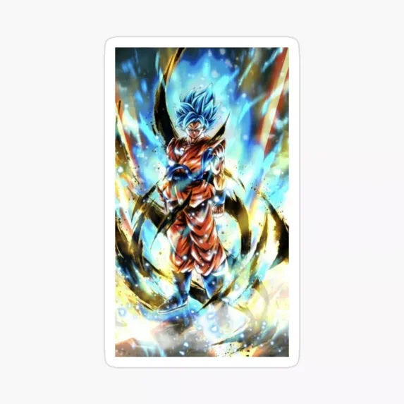 Goku Super Saiyan Blue Sticker For Car, Truck Sticker Phone Decal Water ...