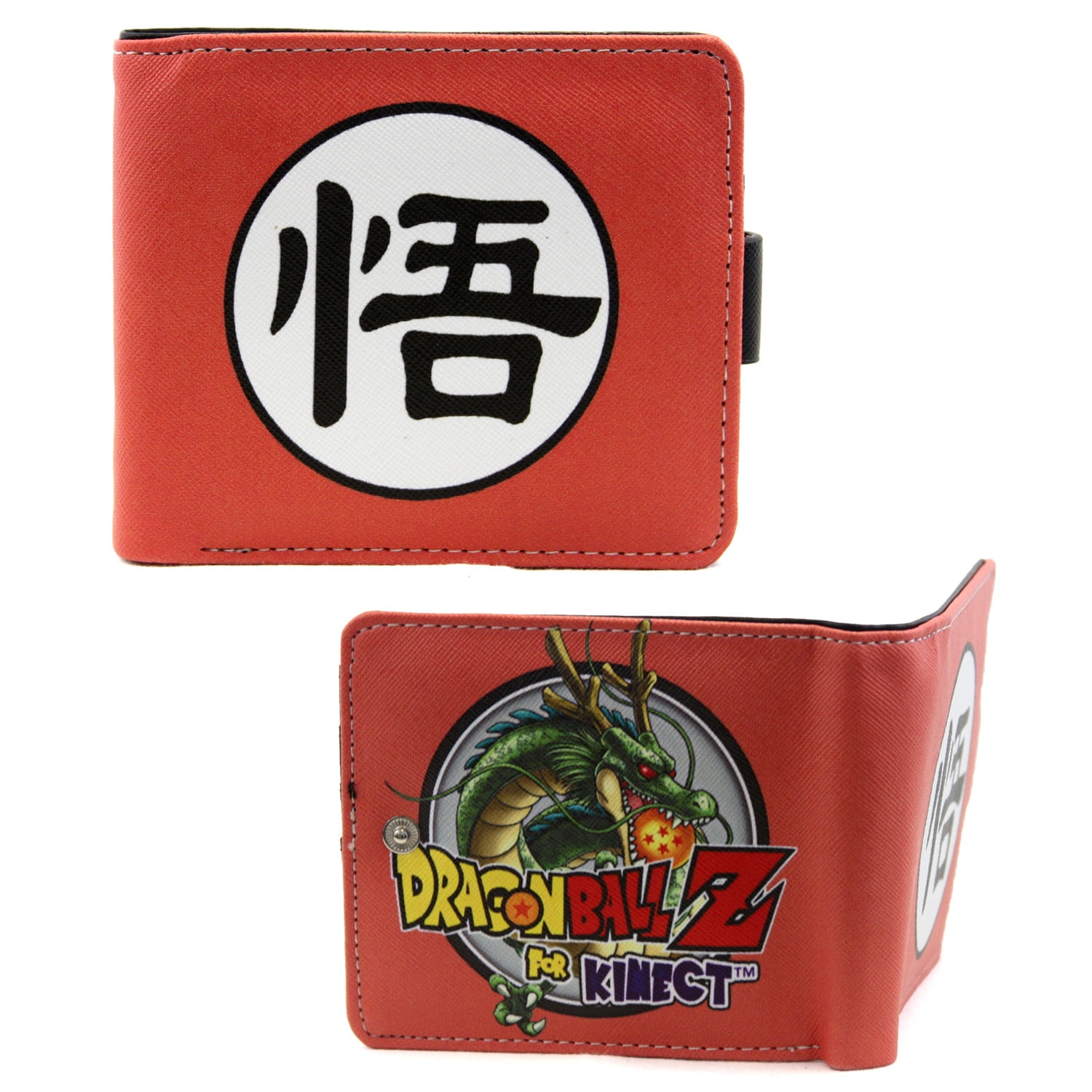 Goku Symbol - DragonBall Z 4x5" Bi-Fold w/ Button Wallet - Walmart.com