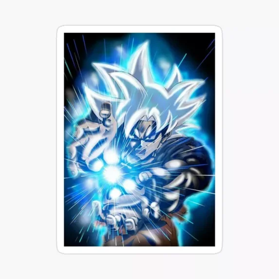 Goku Ultra Instinct Sticker For Car, Truck Sticker Phone Decal Water ...