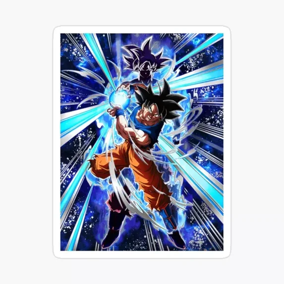 Goku ( Ultra Instinct ) Sticker For Car, Truck Sticker Phone Decal ...