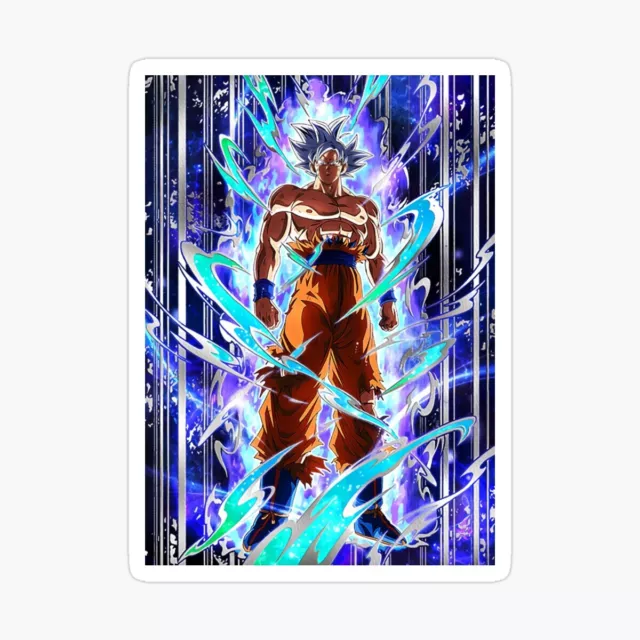 Goku Ultra Instinct Sticker For Car, Truck Sticker Phone Decal Water ...