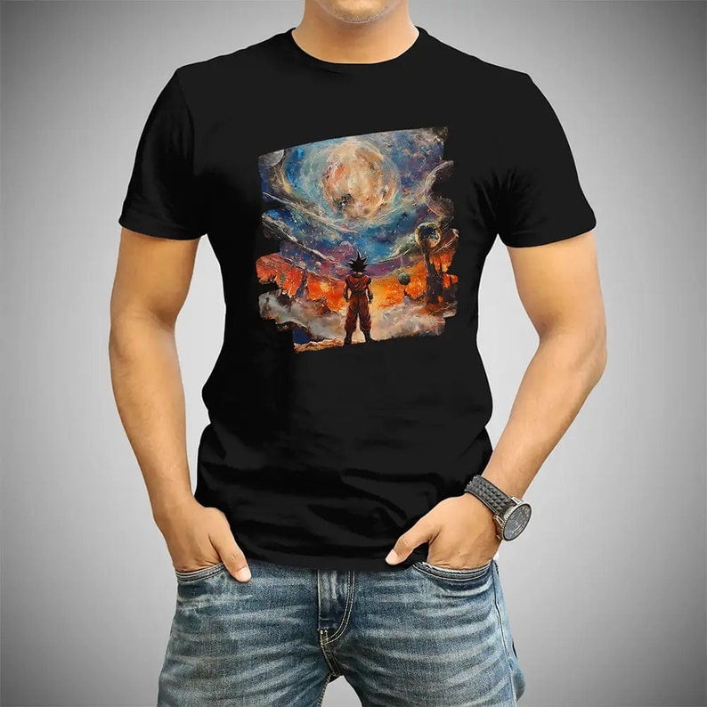 Goku t-shirt, son goku tee, Dragon Ball t-shirt, Goku Memorial t-shirt ...